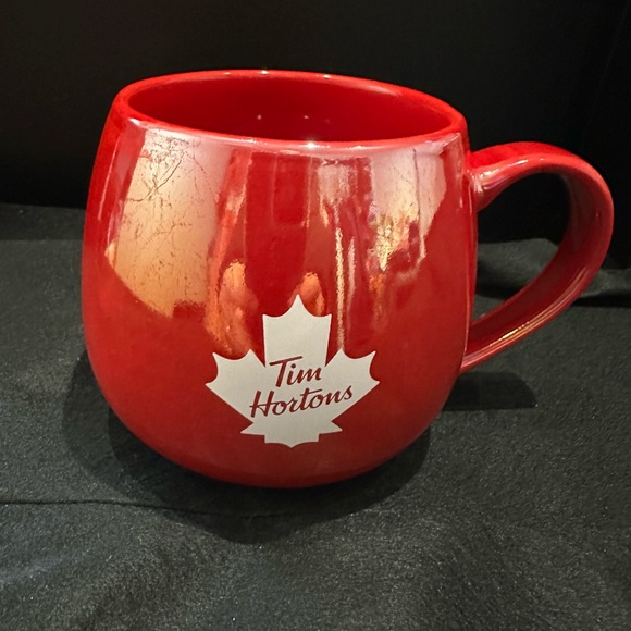 tim hortons | Kitchen | Tim Hortons 220 Iridescent Red Coffee Tea Mug 2 ...